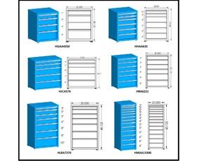 21" Depth Drawer Cabinets-HJAA454